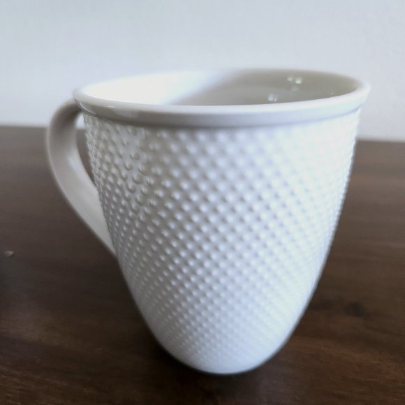 Elle Decor | Dining | Elle Decor Chloe Porcelain White Beaded Coffee ...